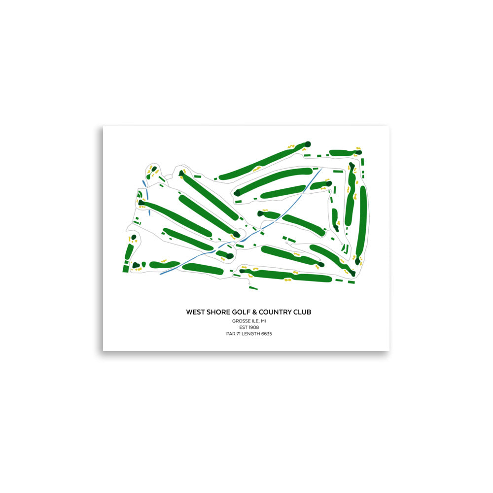 West Shore Golf & Country Club - Grosse Ile, MI – MulliganMaps